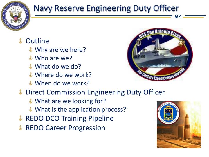 PPT - Navy Reserve Engineering Duty Officer Program PowerPoint ...