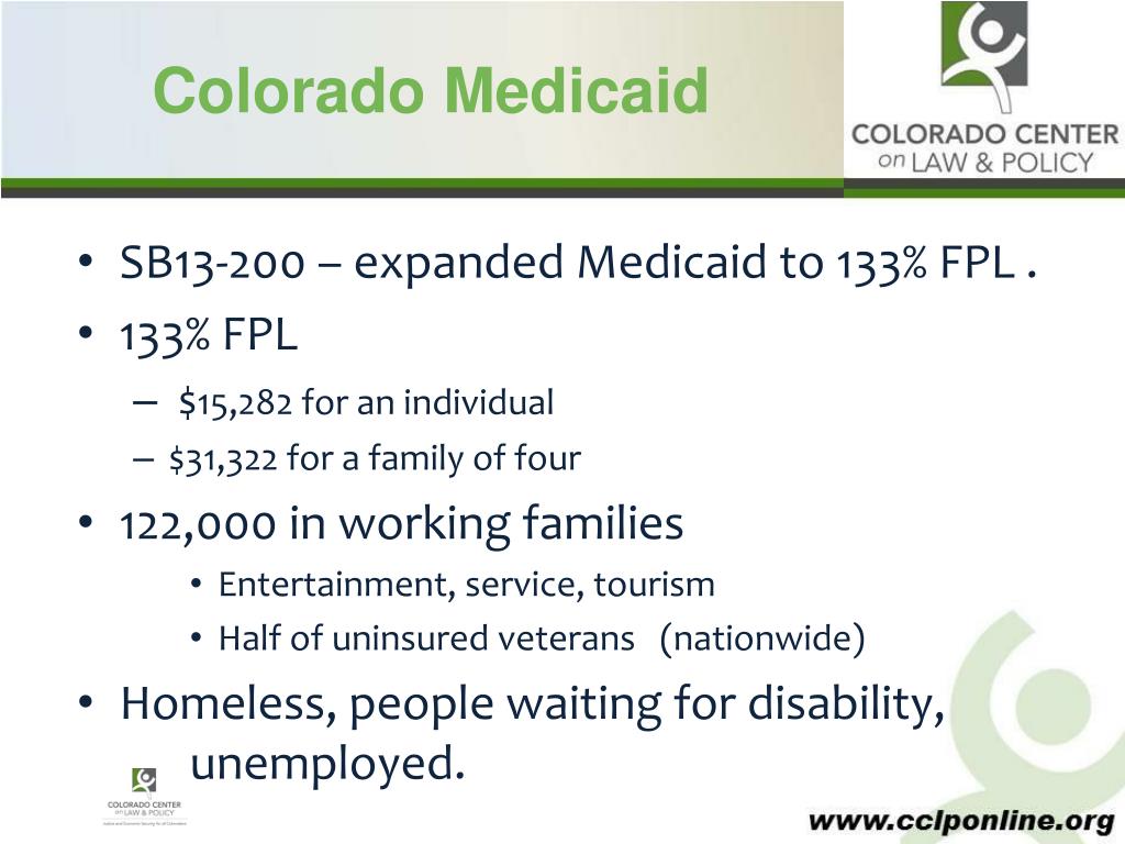 PPT - The Patient Protection and Affordable Care Act in Colorado ...