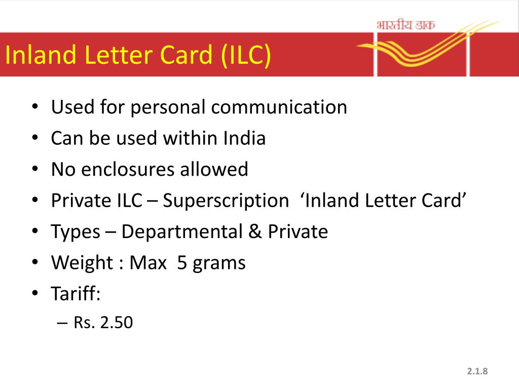 PPT - Types of Inland Postal Articles PowerPoint Presentation, free ...