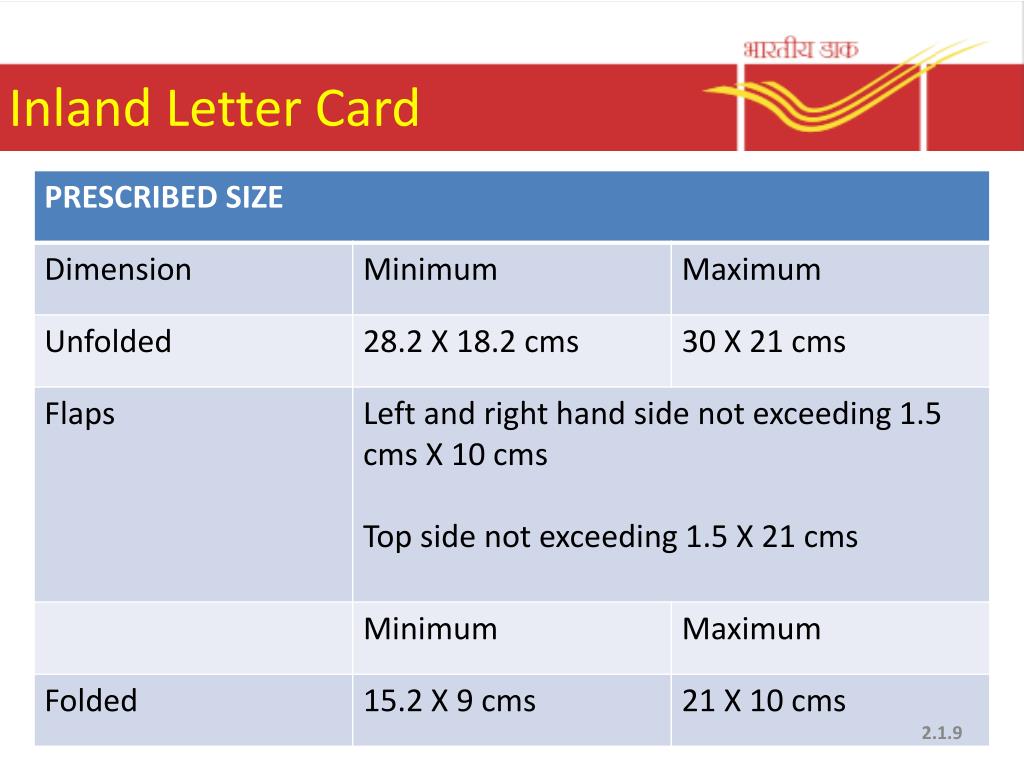 PPT - Types of Inland Postal Articles PowerPoint Presentation, free ...