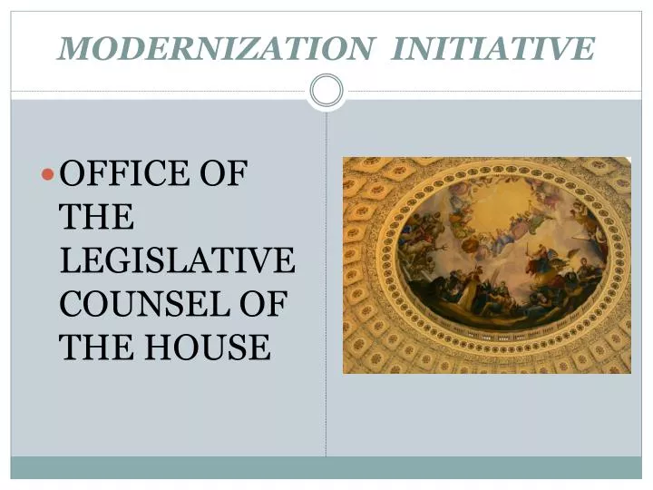 PPT - MODERNIZATION INITIATIVE PowerPoint Presentation, free download ...