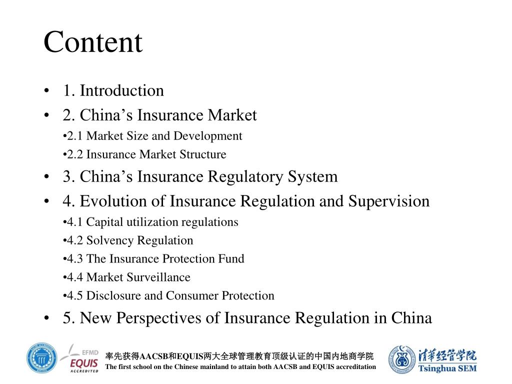 PPT - Development and Regulation of China's Insurance Market PowerPoint ...