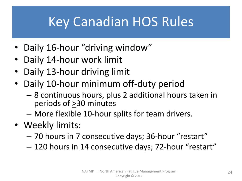 PPT - Module 6: Truck Driver Safety & Compliance : The Role of Shippers ...