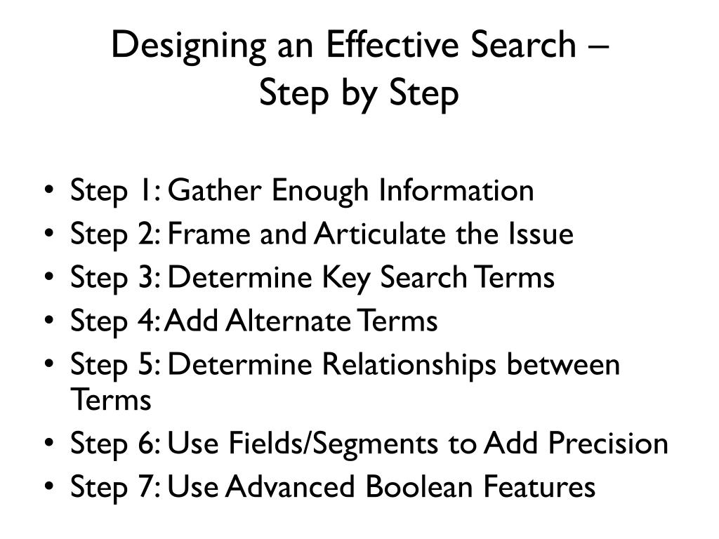 PPT - Effective Database Searching PowerPoint Presentation, free download - ID:1675353