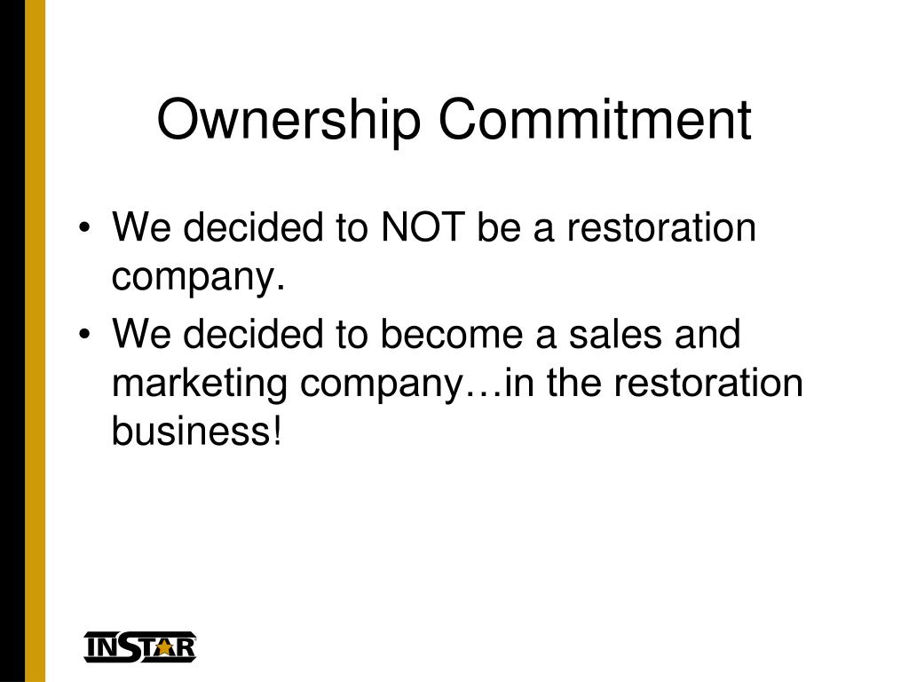 PPT - Building a Sales Based Culture Mark Davis InStar Business Mentors ...