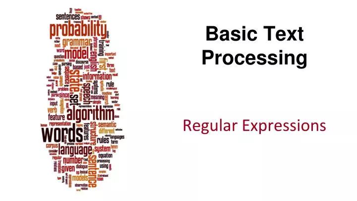 PPT - Basic Text Processing PowerPoint Presentation, free download - ID ...