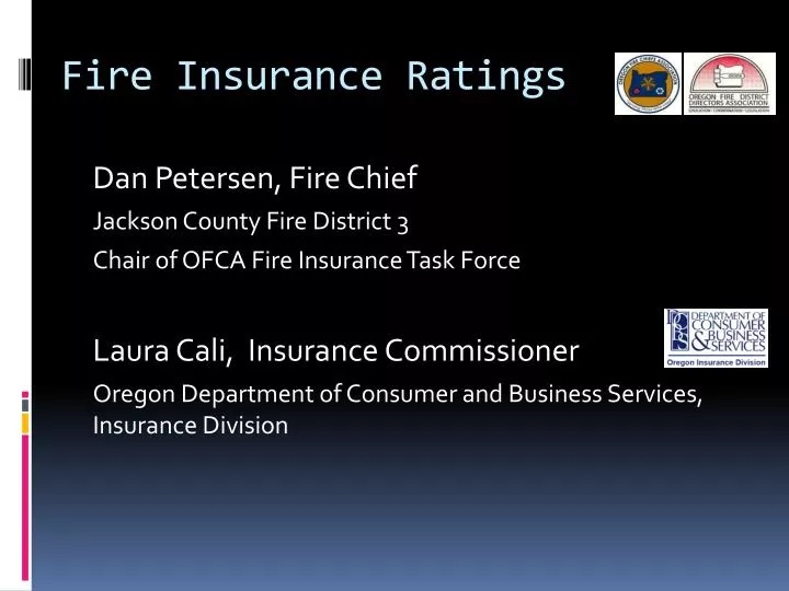 PPT - Fire Insurance Ratings PowerPoint Presentation, free download ...