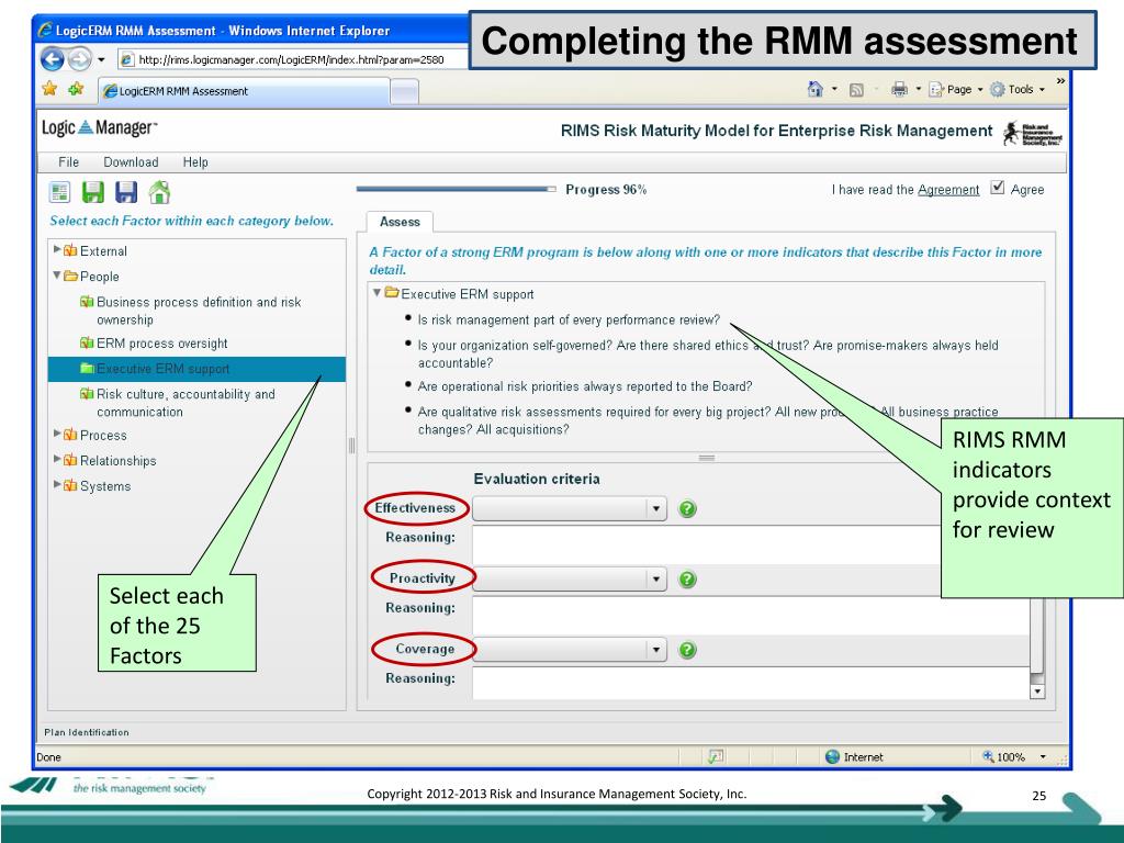 PPT - RIMS Risk Maturity Model (RMM) Webinar with RIMS Chapter Officers ...