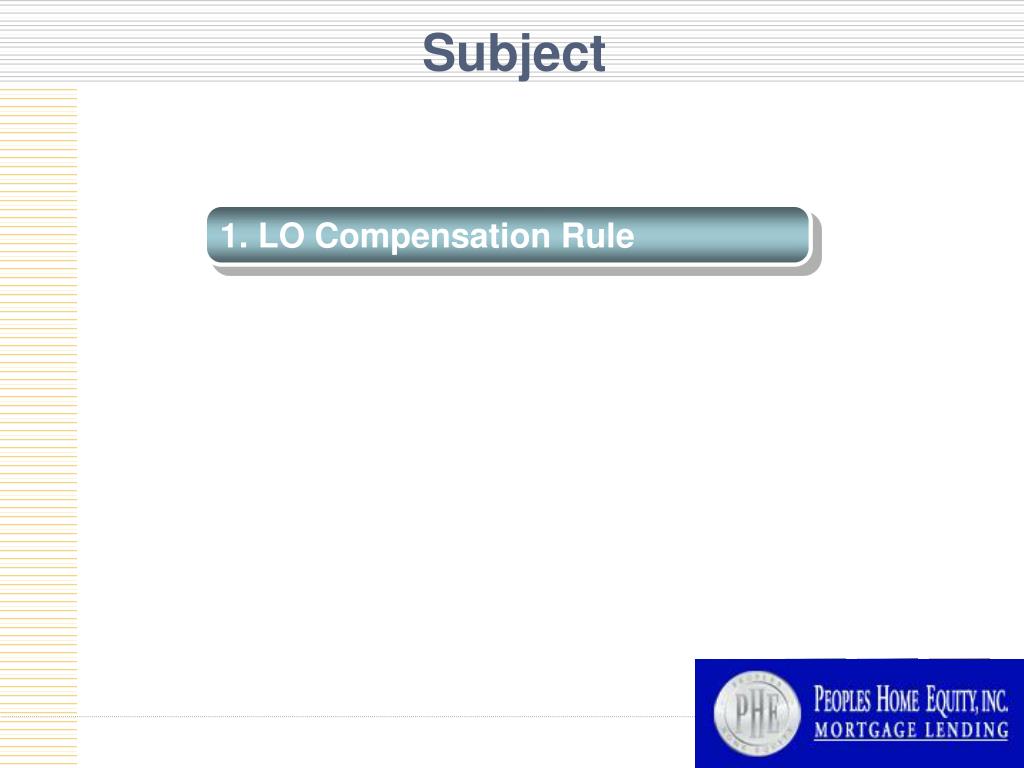 PPT - The 4 CFPB Final Rules of the Dodd-Frank Wall Street Reform and ...