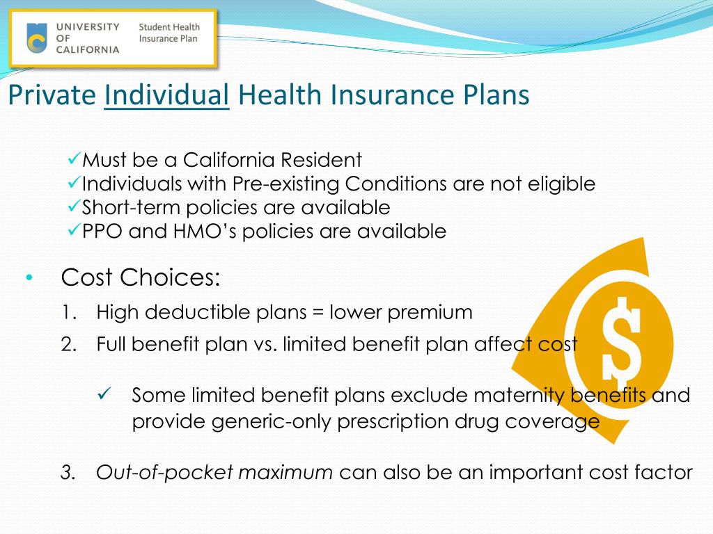 PPT - Health Insurance after UC SHIP Individual Health Insurance in ...