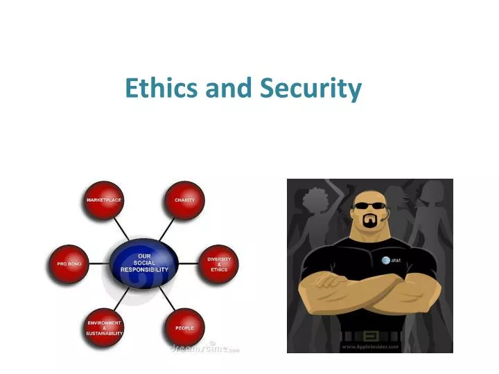 PPT - Ethics and Security PowerPoint Presentation, free download - ID ...