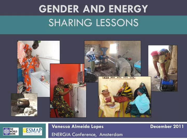 PPT - Gender and Energy Sharing lessons PowerPoint Presentation, free ...