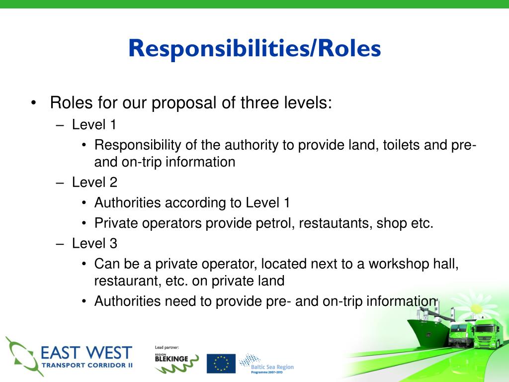 PPT - Truck Parking Strategy for the East West Transport Corridor ...