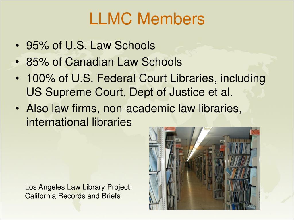 PPT - New CRL Digital Resources in Law and Government: LLMC-Digital ...