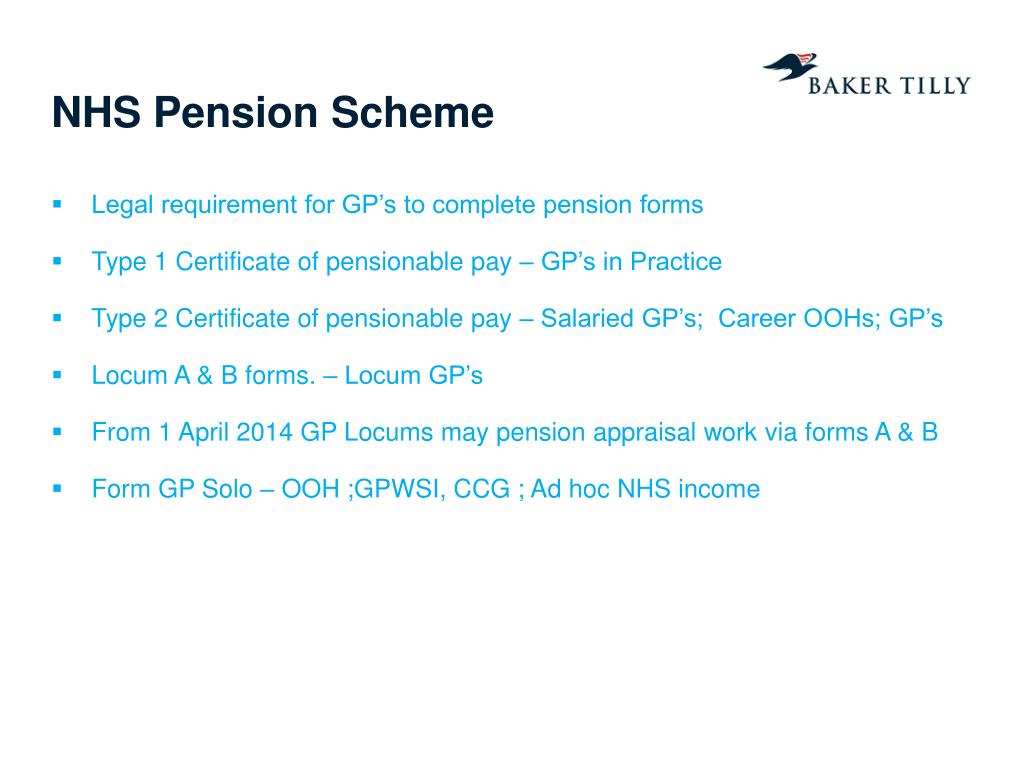 PPT - Financial Planning & NHS Pension Scheme PowerPoint Presentation ...