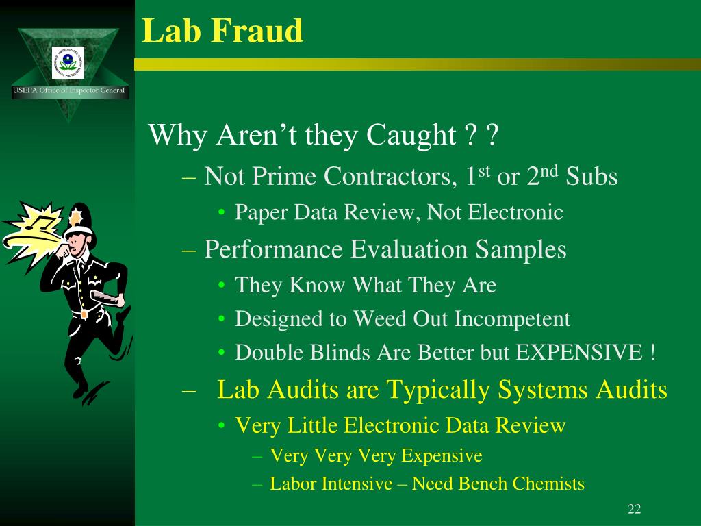 PPT - Laboratory Fraud – We are still here… Bruce A. Woods, Ph.D ...
