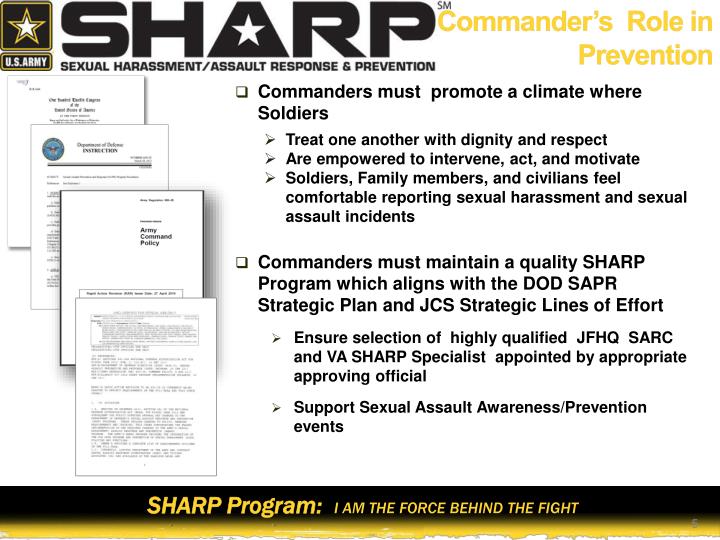 PPT - SHARP Stand-down Refresher Training Commanders and JFHQ SARCs VA ...