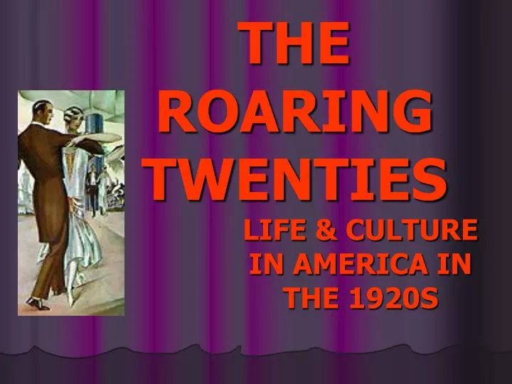 Ppt The Roaring Twenties Powerpoint Presentation Free Download Id