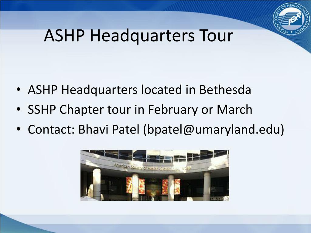 PPT - University of Maryland Student Society of Health-System Pharmacy ...
