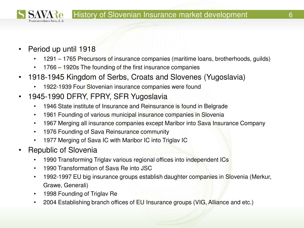 PPT - Slovenian insurance market overview PowerPoint Presentation, free ...