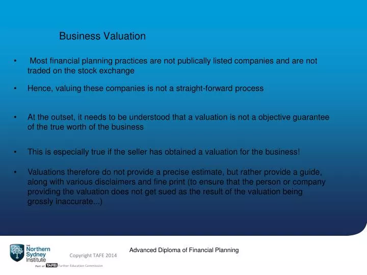 PPT - Business Valuation PowerPoint Presentation, free download - ID ...
