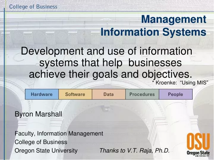 PPT - Development and use of information systems that help businesses ...