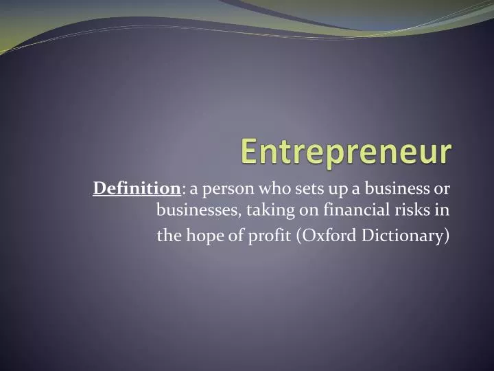 Ppt Entrepreneur Powerpoint Presentation Free Download Id 1677031