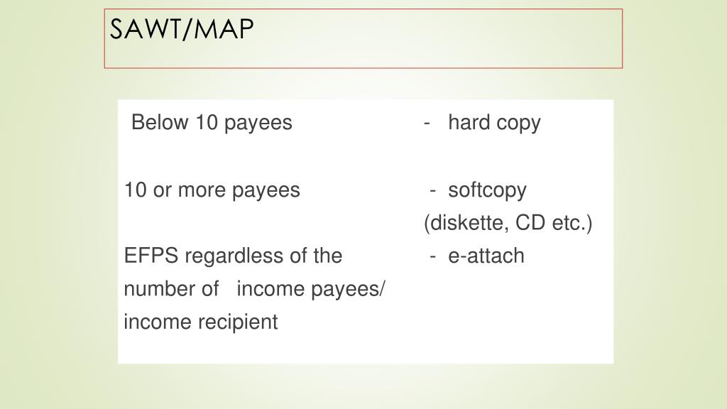 PPT - WITHHOLDING TAX ON GOVERNMENT MONEY PAYMENTS Presented by: Susan ...