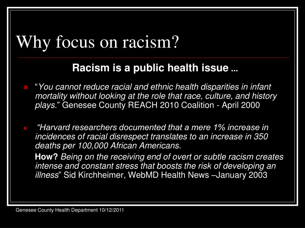 PPT - Undoing Racism An Essential Approach to Addressing African ...