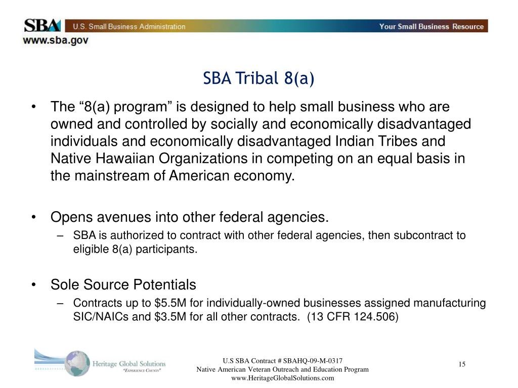 PPT - Native American Veteran Entrepreneurs and SBA Partners for ...