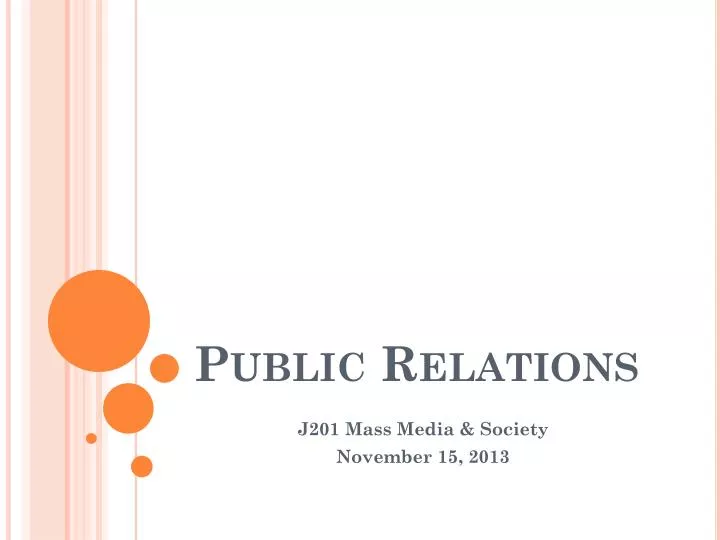 PPT - Public Relations PowerPoint Presentation, free download - ID:1677419