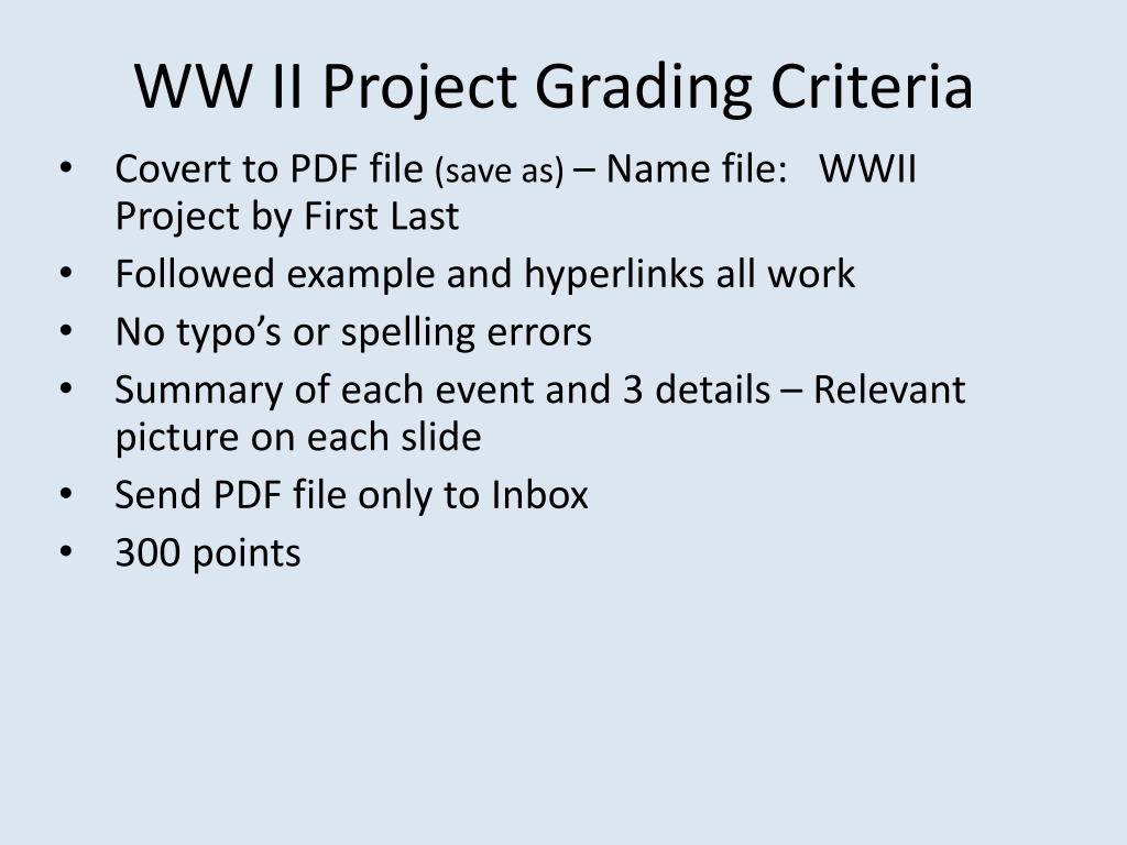 PPT - World War II – Memorial Project Created by John Nitcy, Business ...