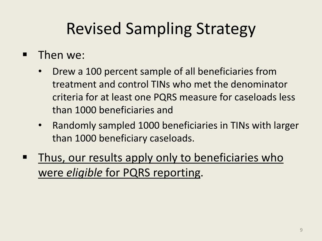 PPT - The Effect of Medicare’s Physician Quality Reporting System (PQRS ...