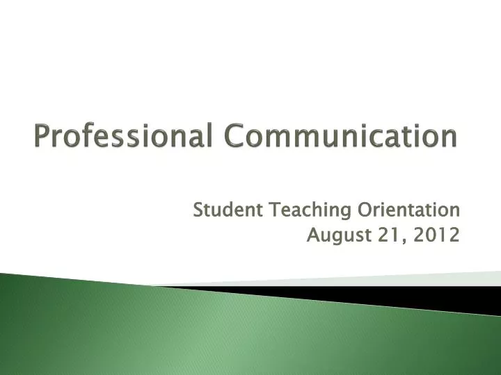 PPT - Professional Communication PowerPoint Presentation, free download ...