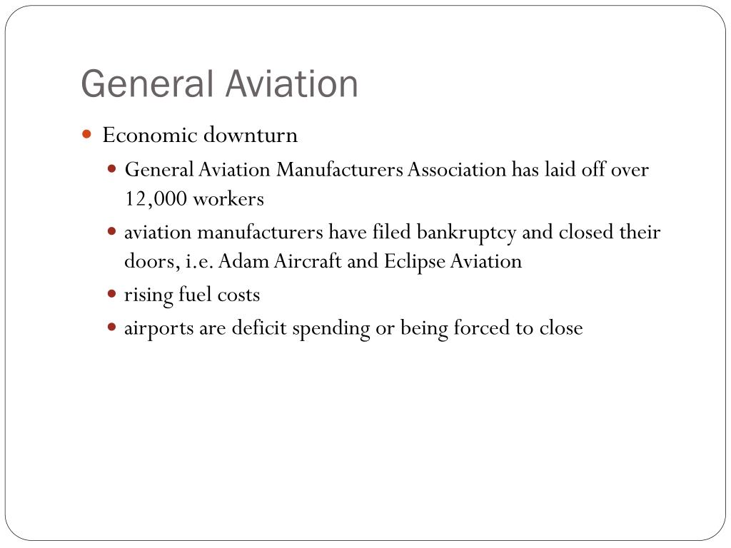 PPT - The Impact of Aviation on the U. S. Economy PowerPoint ...