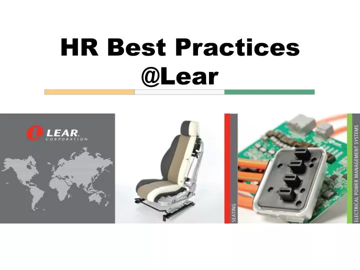 PPT - HR Best Practices @Lear PowerPoint Presentation, free download ...