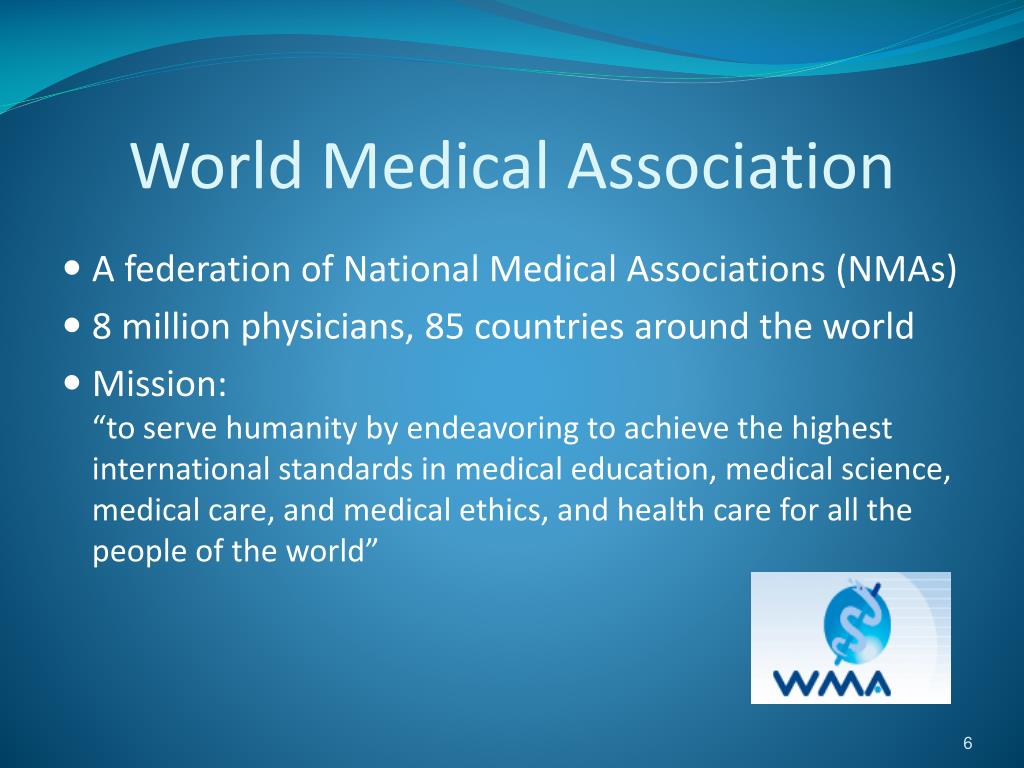 PPT - World Medical Association Caring Physicians of the World ...
