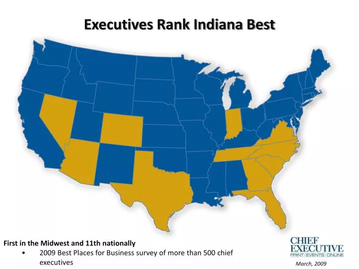 PPT - Executives Rank Indiana Best PowerPoint Presentation, free ...