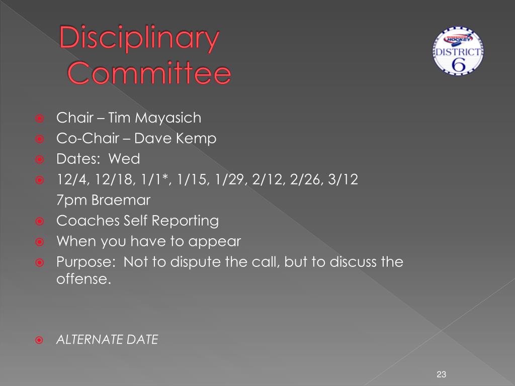 PPT - District 6 Hockey Presidents Meeting PowerPoint Presentation ...