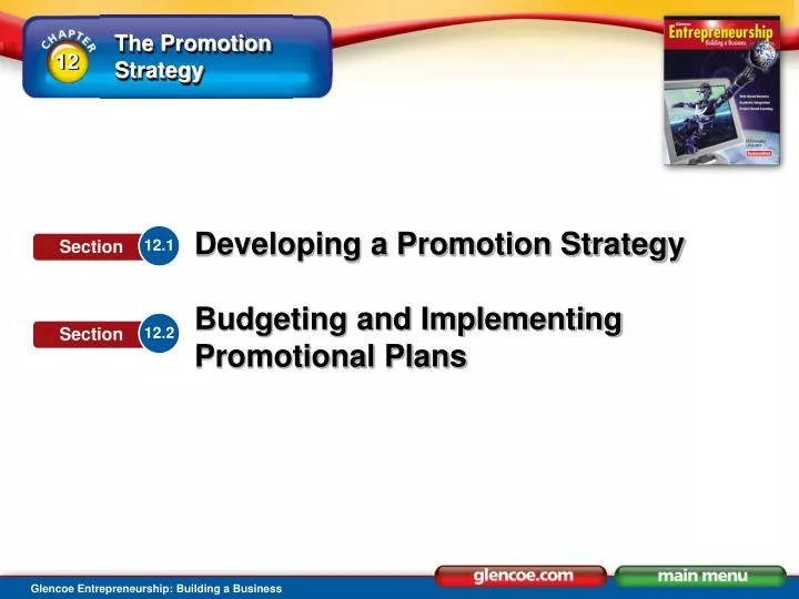 PPT - Explain the role of the promotion strategy. Explain how to ...