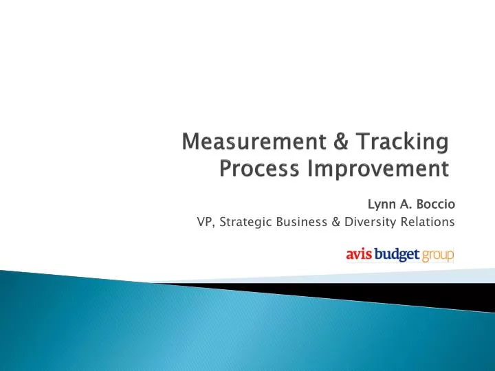 PPT - Measurement & Tracking Process Improvement PowerPoint ...