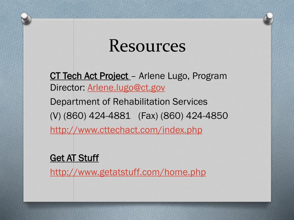 PPT - AT for Independent Living Utilization of Assistive Technology ...