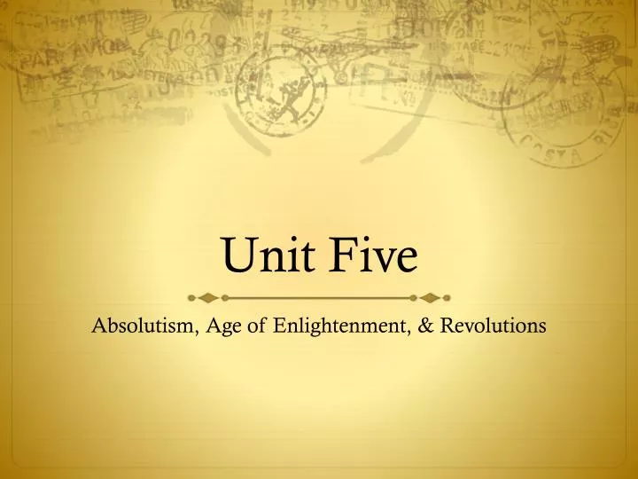 PPT - Unit Five PowerPoint Presentation, free download - ID:1679278