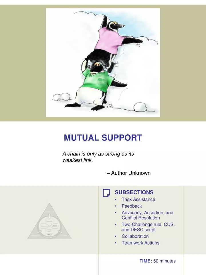 PPT - MUTUAL SUPPORT PowerPoint Presentation, free download - ID:1679303