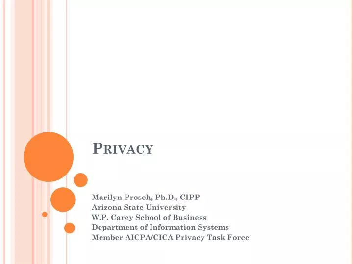 PPT - Privacy PowerPoint Presentation, free download - ID:1679728