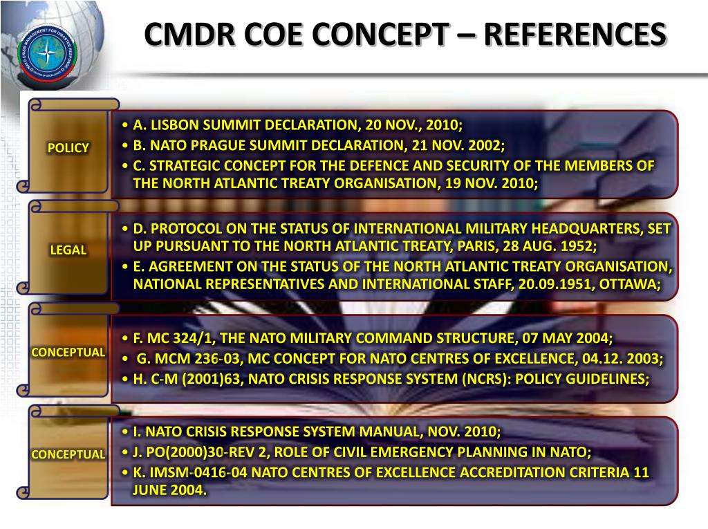 PPT - CENTRE OF EXCELLENCE CRISIS MANAGEMENT FOR DISASTER RESPONSE CMDR ...