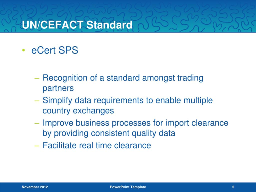 PPT - Global Standards United Nations Centre of Trade Facilitation and ...