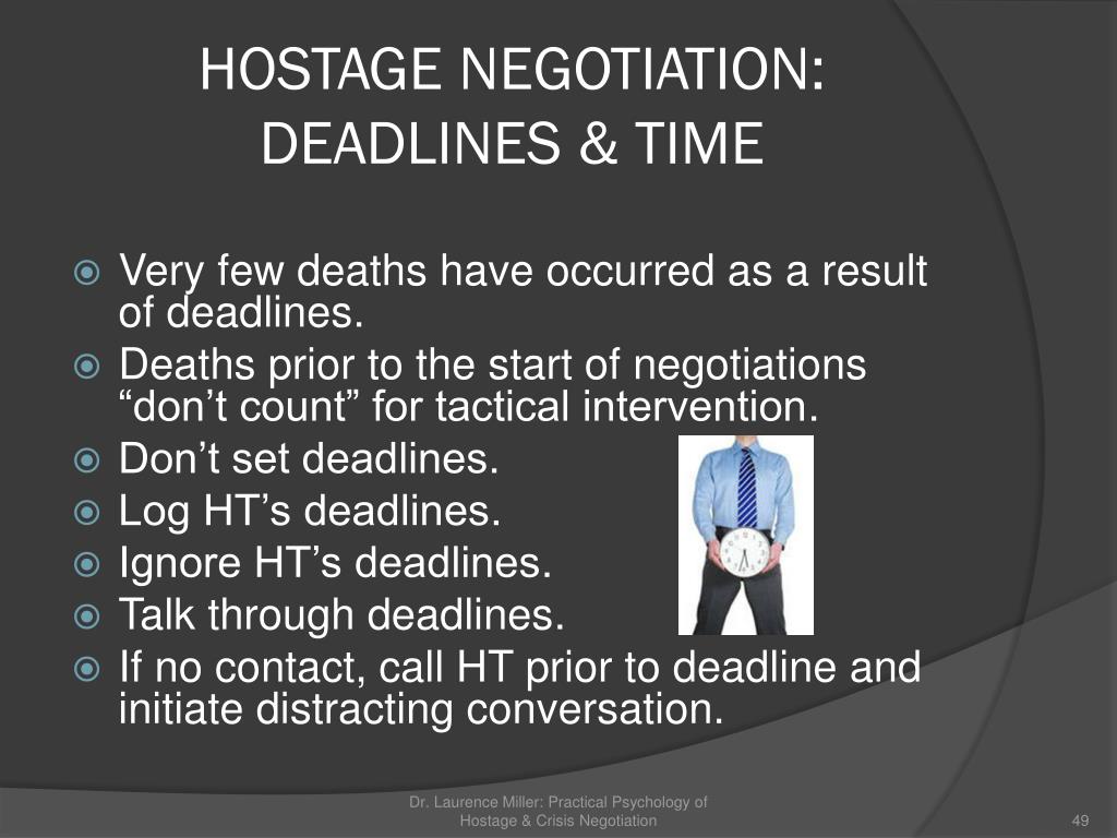 PPT - PRACTICAL PSYCHOLOGY OF HOSTAGE AND CRISIS NEGOTIATION laurence ...