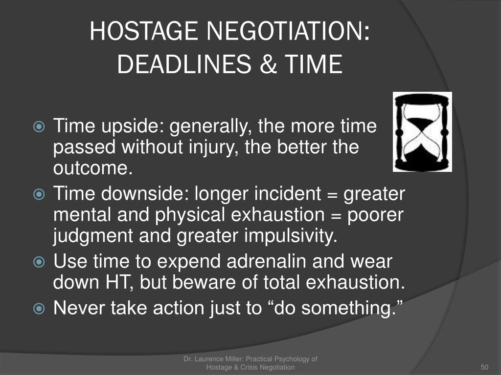 PPT - PRACTICAL PSYCHOLOGY OF HOSTAGE AND CRISIS NEGOTIATION laurence ...