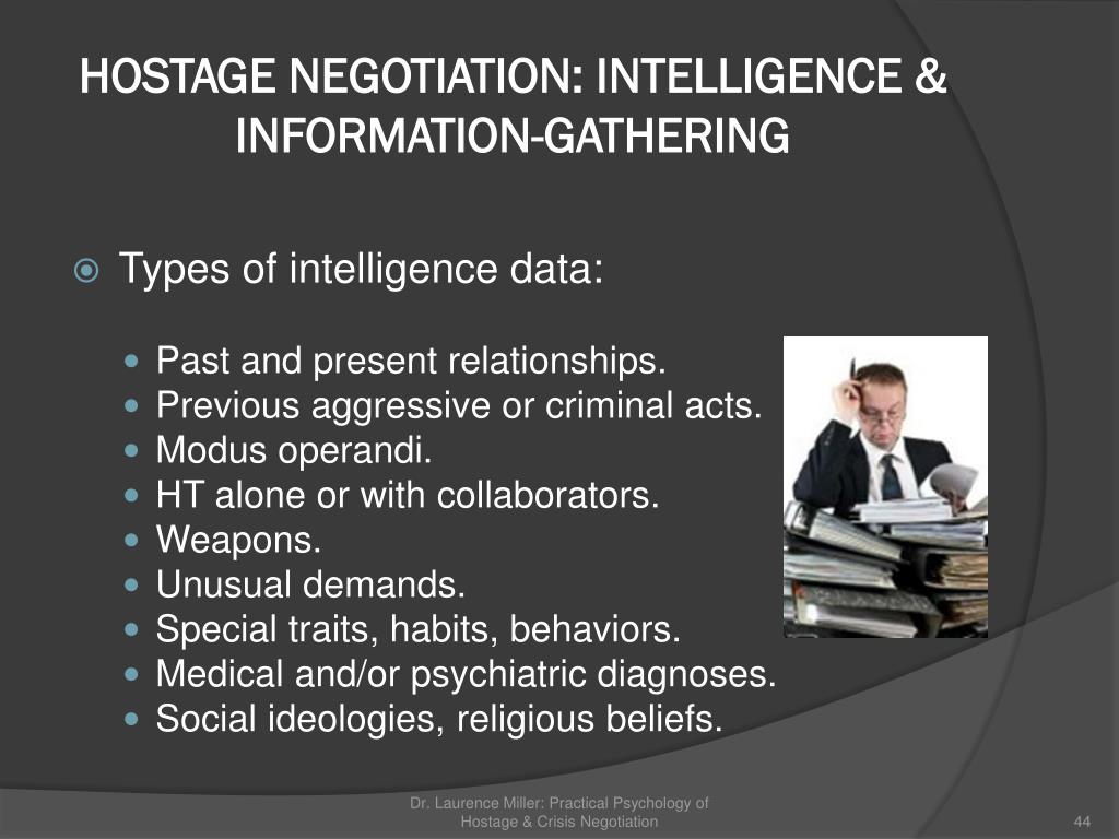 PPT - PRACTICAL PSYCHOLOGY OF HOSTAGE AND CRISIS NEGOTIATION laurence ...